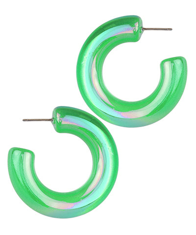 Psychedelic Hoops - 7 Colors – Plain & Fanci Boutique