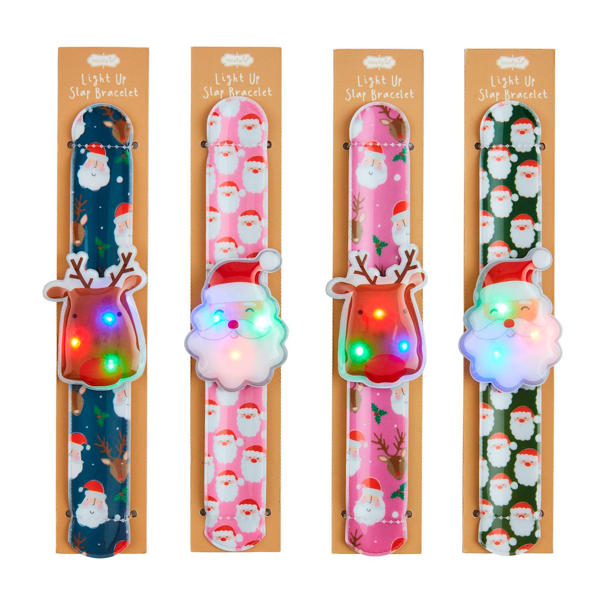 Christmas Light-Up Slap Bracelets – Plain & Fanci Boutique