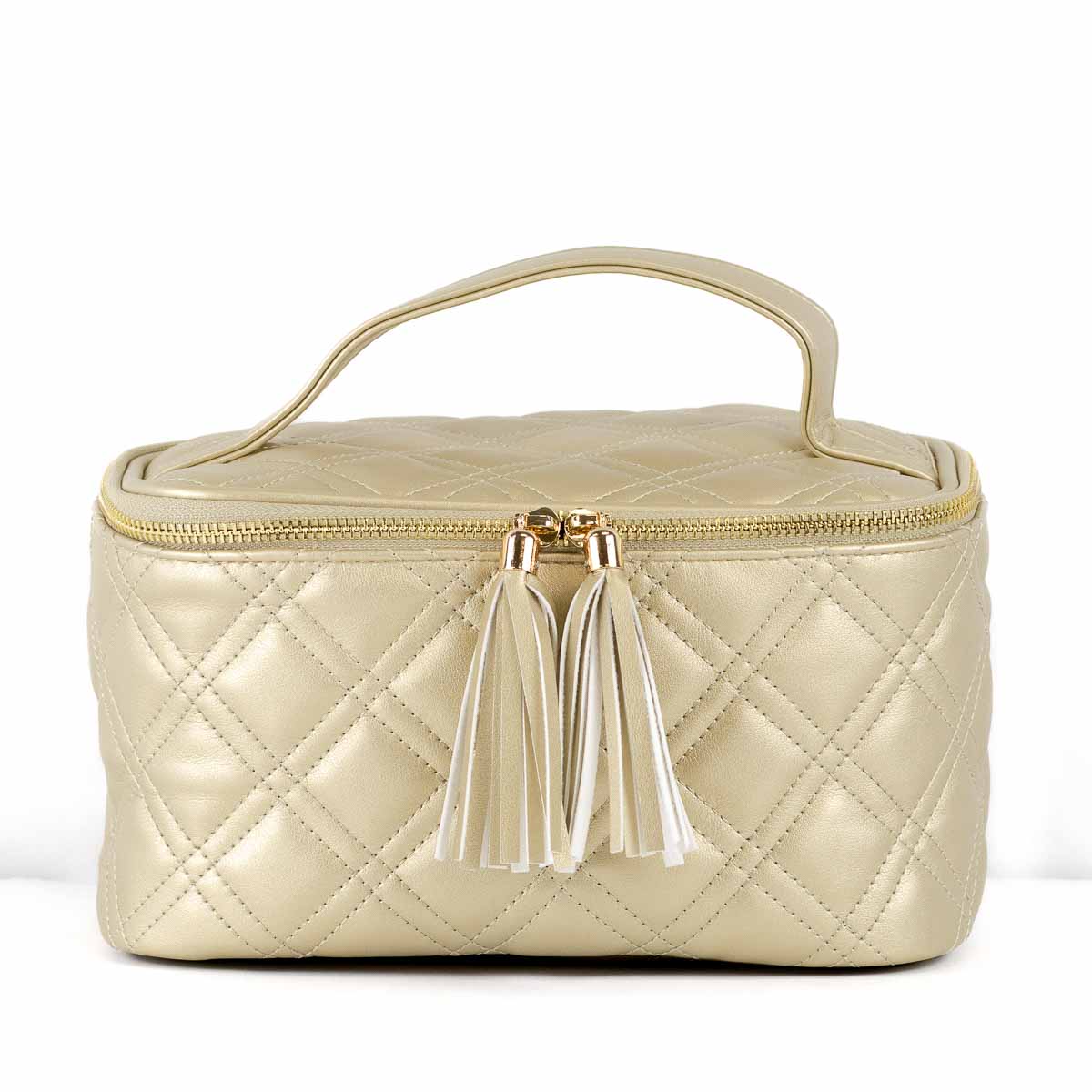 Brighton Quilted Train Case - Multiple Options – Plain & Fanci Boutique