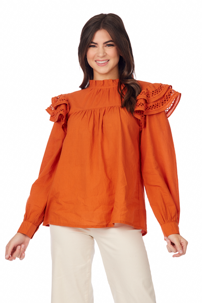 Keller Top - Black or Rust – Plain & Fanci Boutique